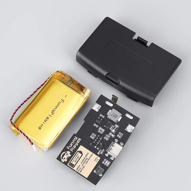 FunnyPlaying GBA USB-C Battery incl cover | Retro Gaming Parts UK