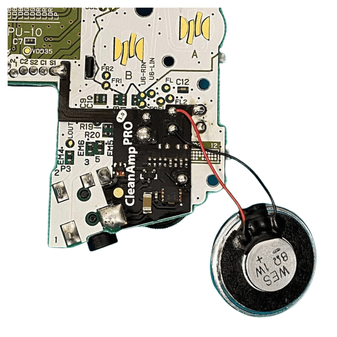 Game Boy Speaker with wires and adhesive | Retro Gaming Parts UK